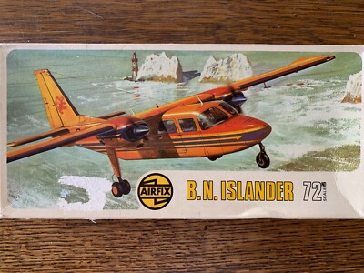 1/72 Airfix BRITTEN-NORMAN BN-2 ISLANDER Vintage 1972 *1st Issue Kit ...