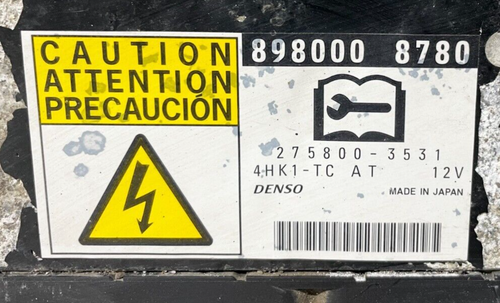 2004-2006 Isuzu NPR 5.2L PCM ECM ECU 275800-3531 | eBay