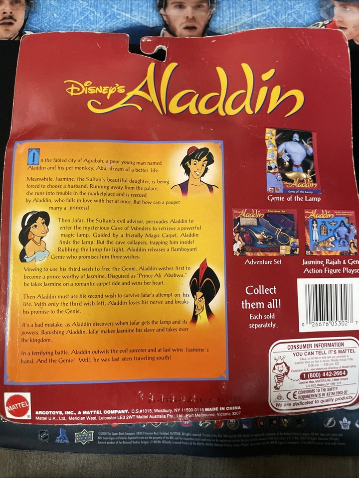 Vintage Disney's Aladdin Movie Parade Leader Genie Action Figure Sealed ...