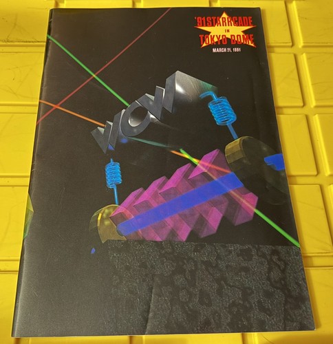 1991 WCW NJPW Starrcade Japan Tokyo Dome Program Tatsumi Fujinami Ric ...