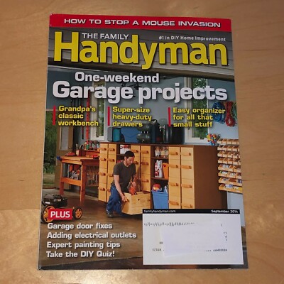 The Family Handyman Magazine Sept 2014 #1 In DIY Home Improvement ...