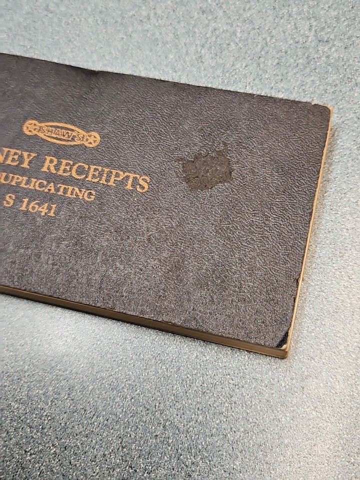 Vintage SHAW'S Money Receipt Book 1930's | eBay