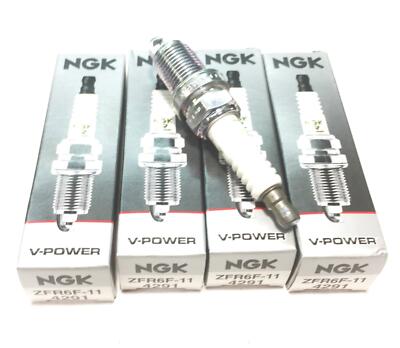 NGK "V-Power" Spark Plug ZFR6F-11 (4291) [Lot of 4] NOS | eBay