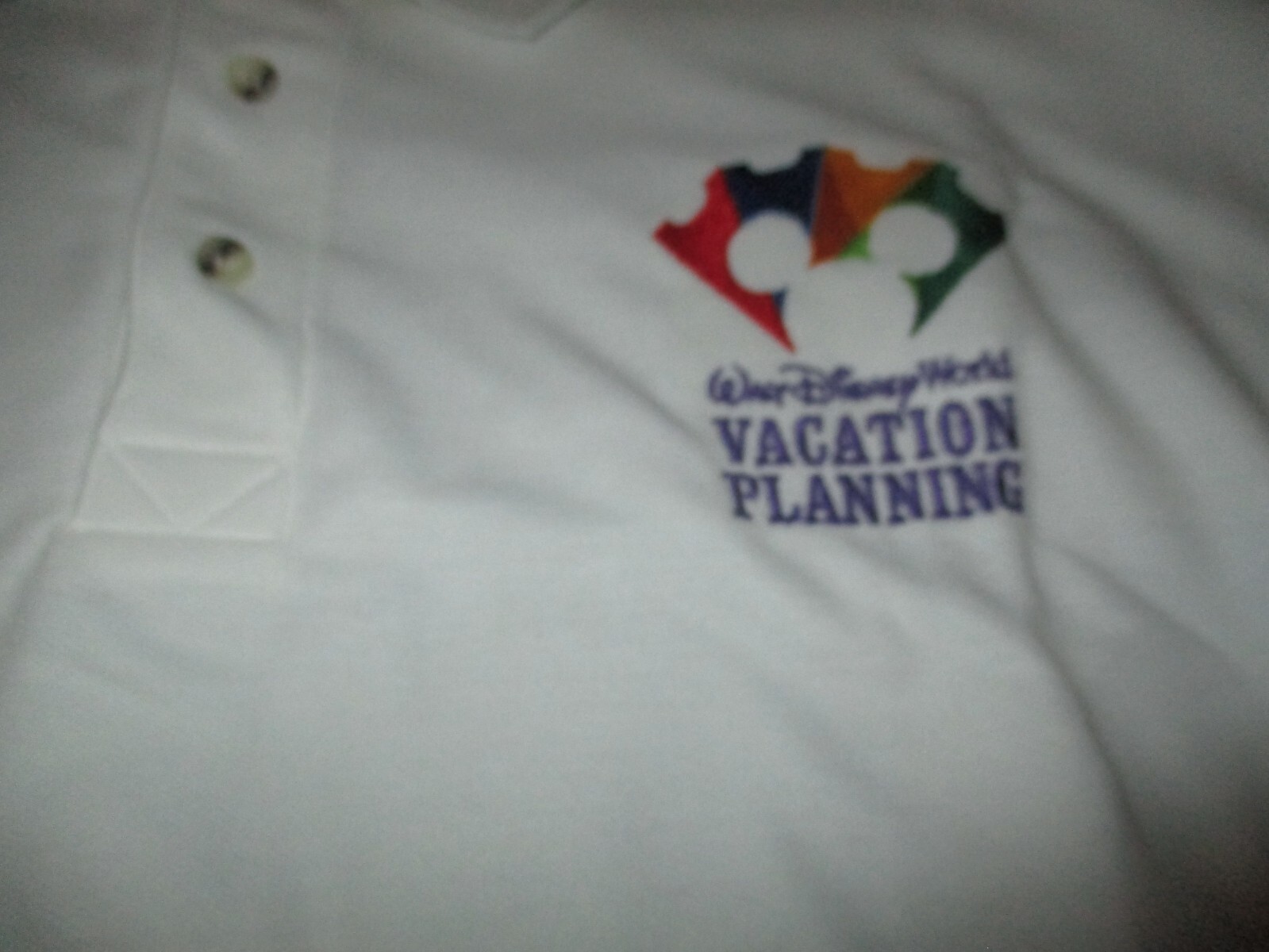 DISNEY WORLD Original Cast Member Outfit Polo Shirt Prop ~Vacation ...