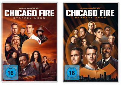 9 DVDs * CHICAGO FIRE - SEASON / STAFFEL 9 + 10 IM SET # NEU OVP ...