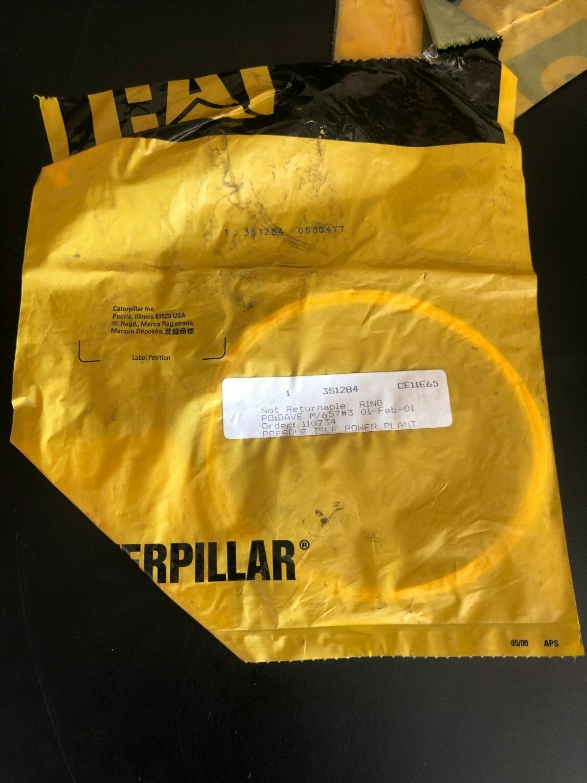 CAT / Caterpillar Piston Cap Seal 3S-1284 (Pack of 3) | eBay