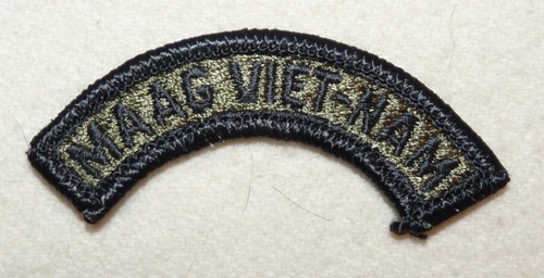 Post War USA MAAG Vietnam Subdued Cloth Shoulder Tab | eBay