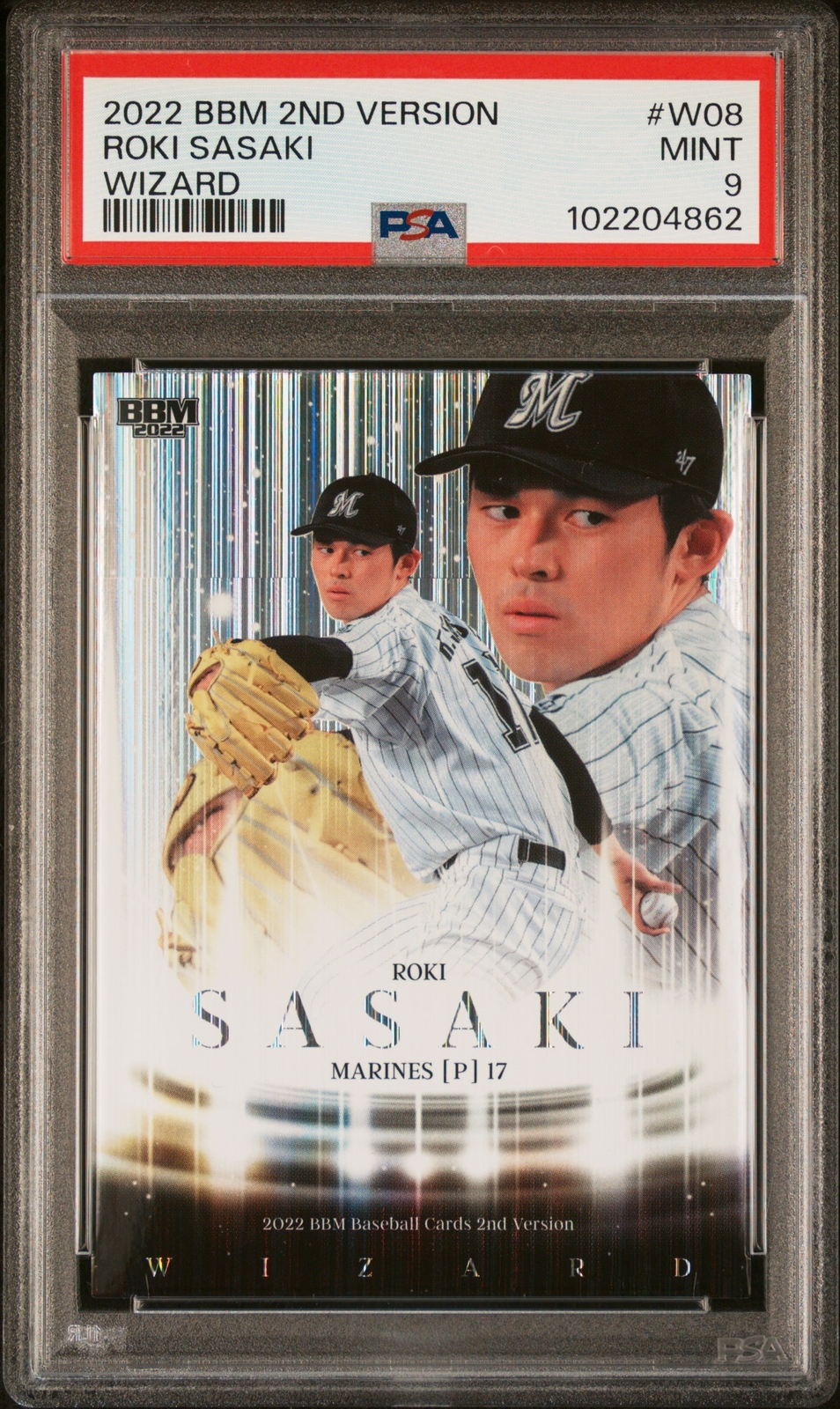 2022 BBM 2nd Version - Wizard Roki Sasaki #W08 (RC) for sale online | eBay