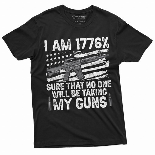 2nd Amendment Shirt 1776 Patriotic T-Shirt Pro Gun Tee Second Amendment ...