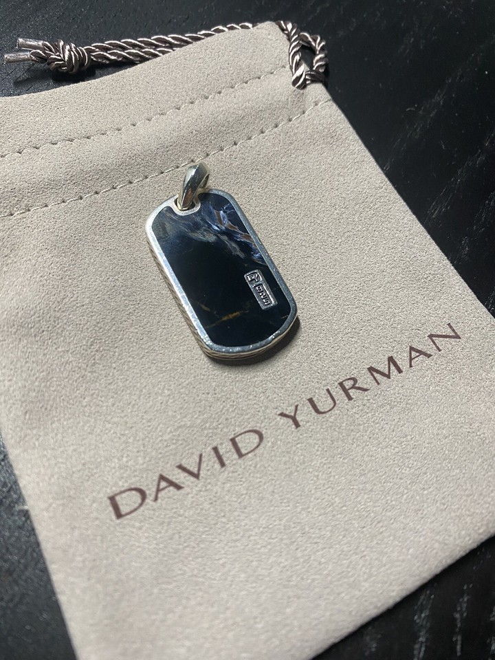 david yurman dog tag pendant | eBay