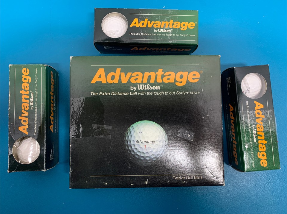 Vintage Wilson Advantage Surlyn Cover Professional 21 Golf Balls ⛳️ | eBay