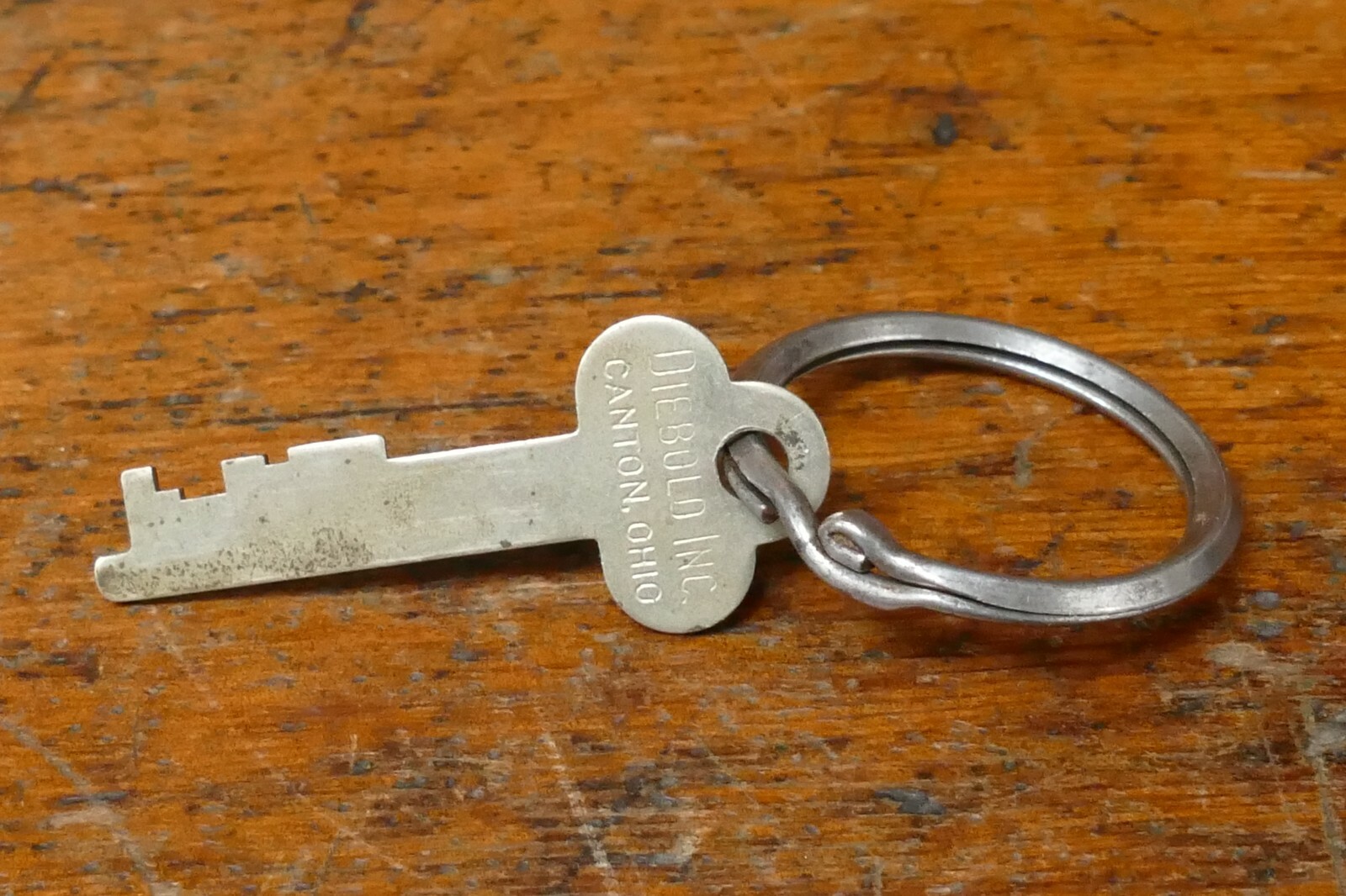 Vintage Diebold Inc Safe & Lock Key Canton Ohio Bank Safety Deposit Key ...