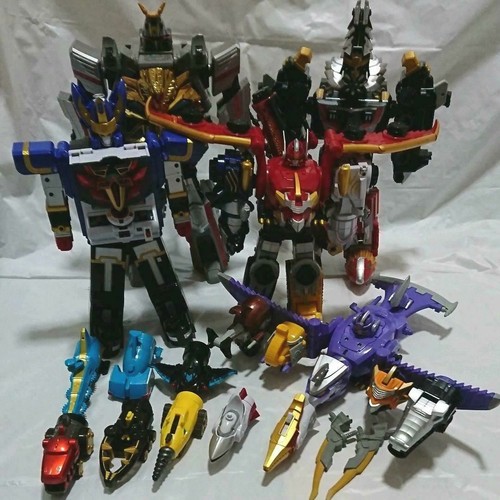 Power Rangers Super Megaforce Goseiger DX Megazord 5p Set Gosei Great ...