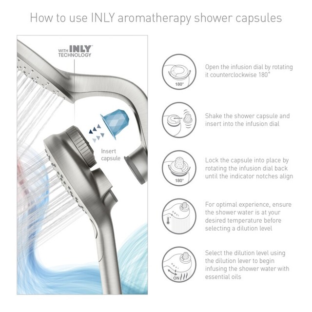 Moen Inly 5-pack Aromatherapy Shower Capsules Energetic Morning Green ...