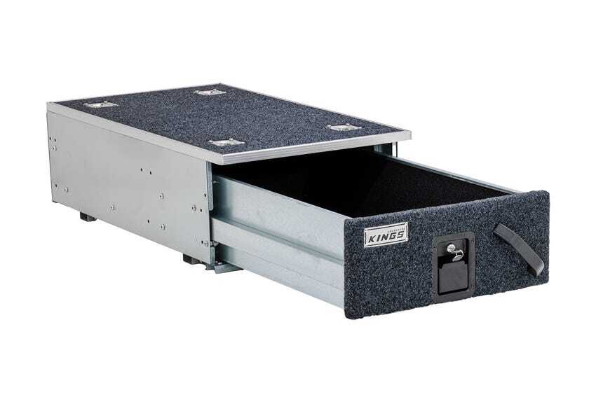 Kings 900mm Single Rear Drawer Storage lockable Utes Trays Organizer ...