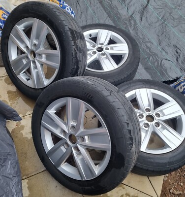 DEVONPORT Alloy Wheels TYRES Volkswagen Transporter 215 60 R17 C VW T5 ...