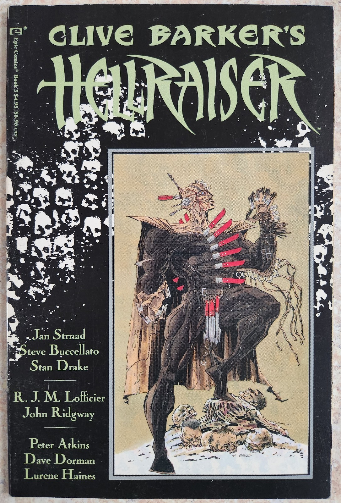 Clive Barkers Hellraiser Book #3 Epic Comics 1989 | eBay