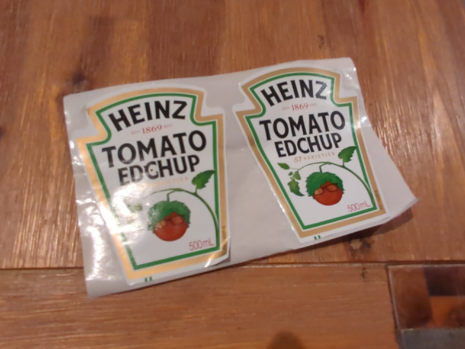 ED SHEERAN RARE Edchup Sticker Ketchup Sauce Heinz Collectable limited ...
