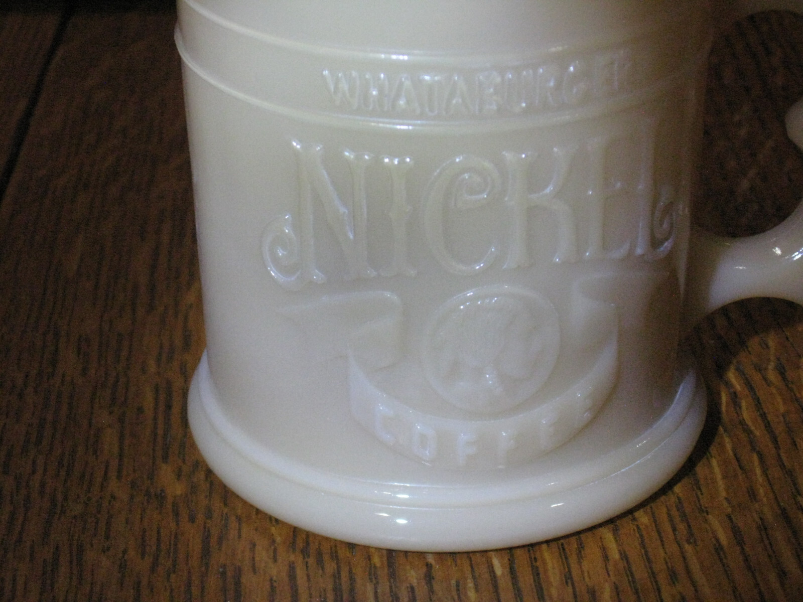 Vintage Whataburger Glass Butterscotch Buffalo Nickel Coffee Mug | eBay