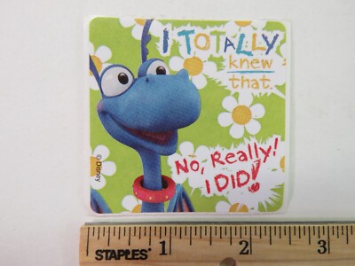 Collectible STICKER: Kids, Children; Education "I Totally Knew That, No ...
