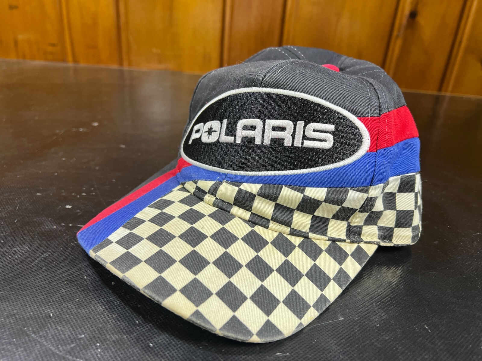 Polaris Hat Adult One Size Checkered 90's Snapback Vintage Milbank SD ...