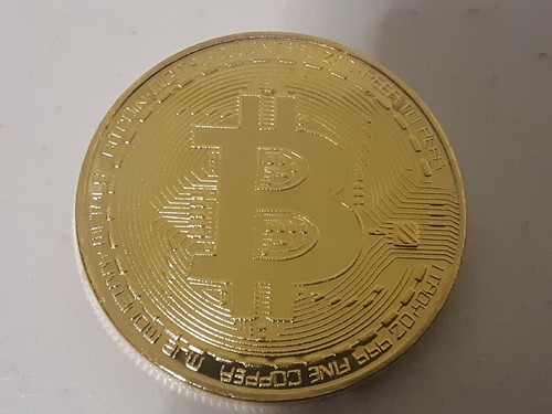 Bitcoin Gold Toned Prop Collector's Coin Token | eBay