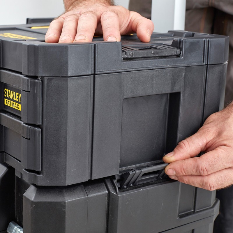 Stanley FATMAX Tool Box SET Pro-Stack Toolbox Rolling W/ Organiser ...