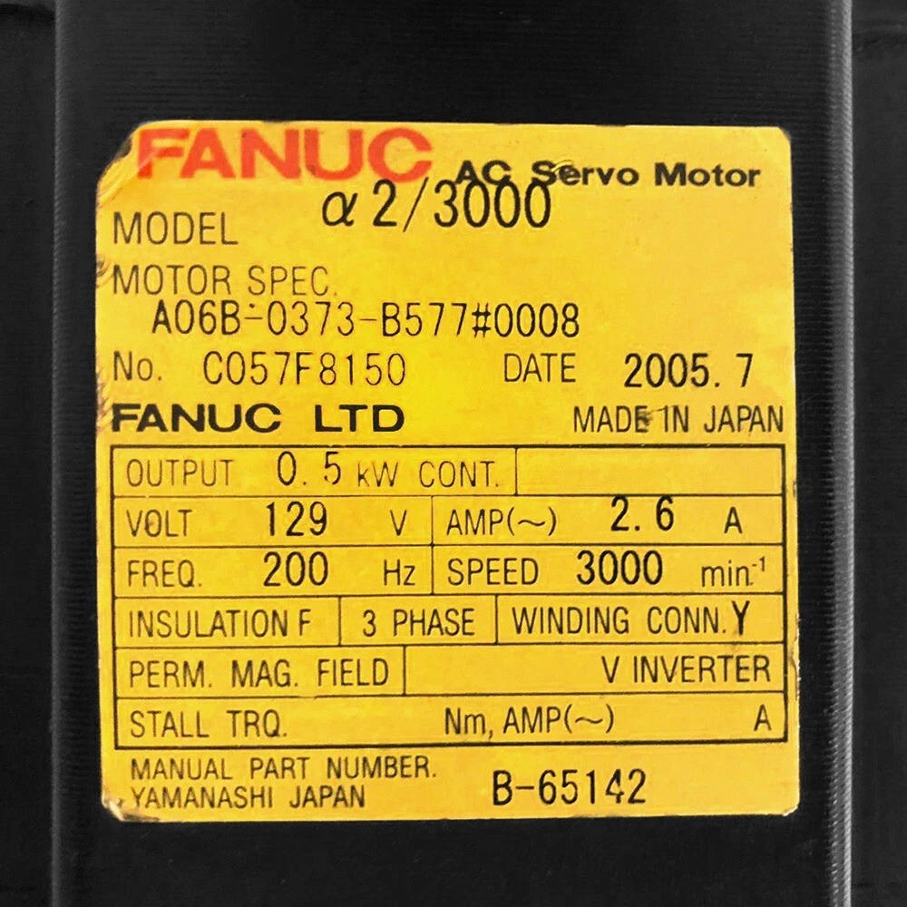 How To Read Fanuc Servomotor Nameplate? Explained In, 55% OFF