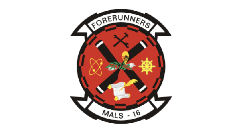 4" us marine corps mals-16 marine aviation logistics forerunners decal ...
