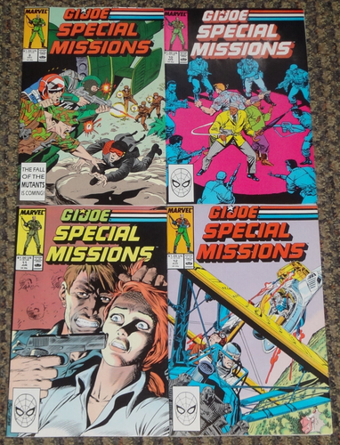 1987 1988 GI JOE SPECIAL MISSIONS #8 10 11 12 VF-NM MARVEL 1st PRINT ...
