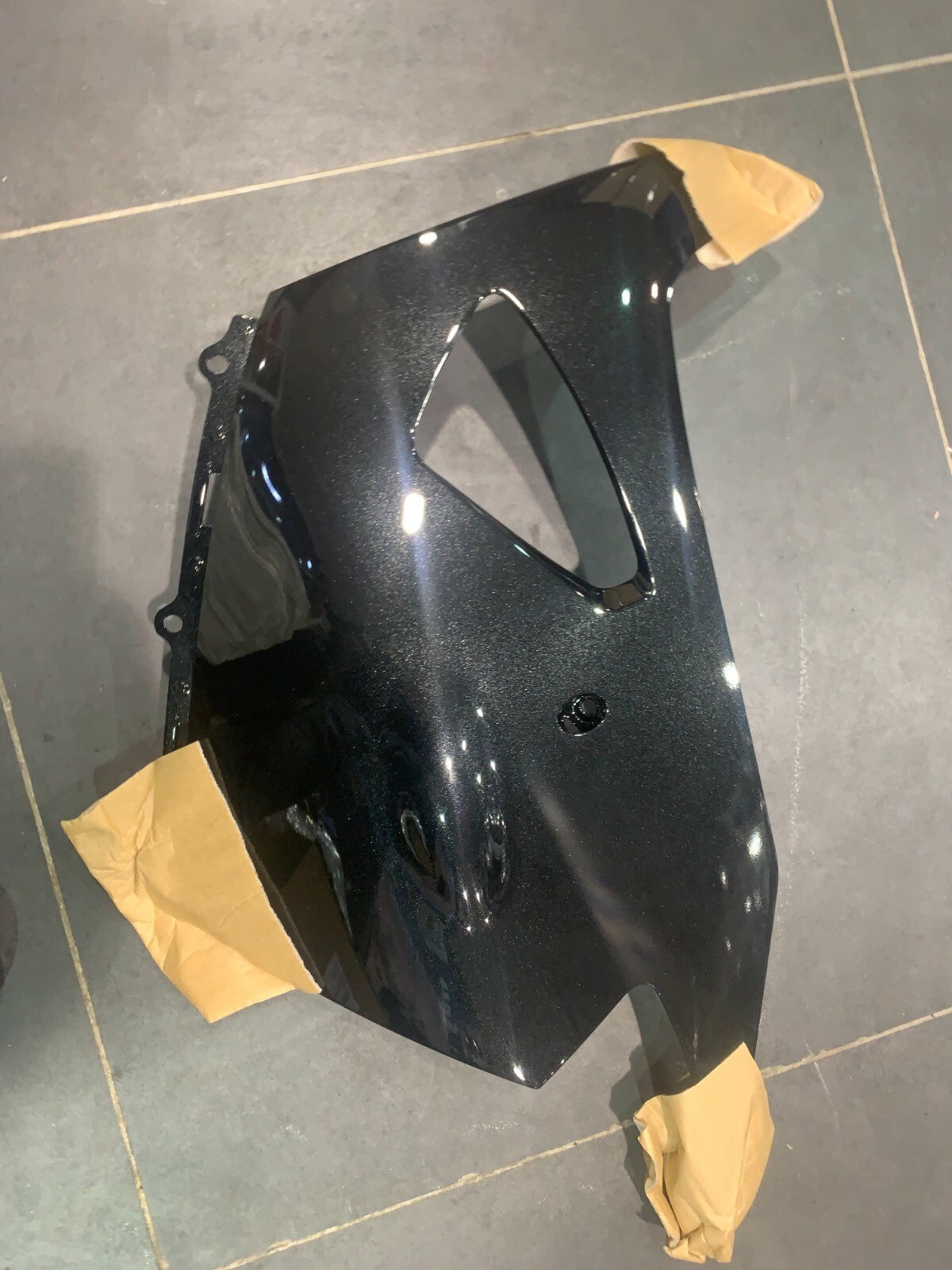 GENUINE OEM KAWASAKI ZZR1400 RIGHT HAND LOWER COWLING PANEL BLACK 55028 ...
