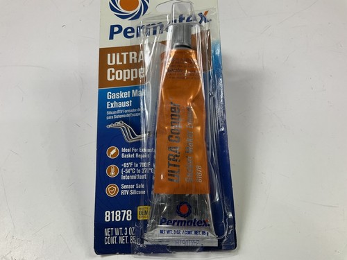Permatex 81878 Ultra Copper Maximum HIGH Temperature RTV Silicone ...