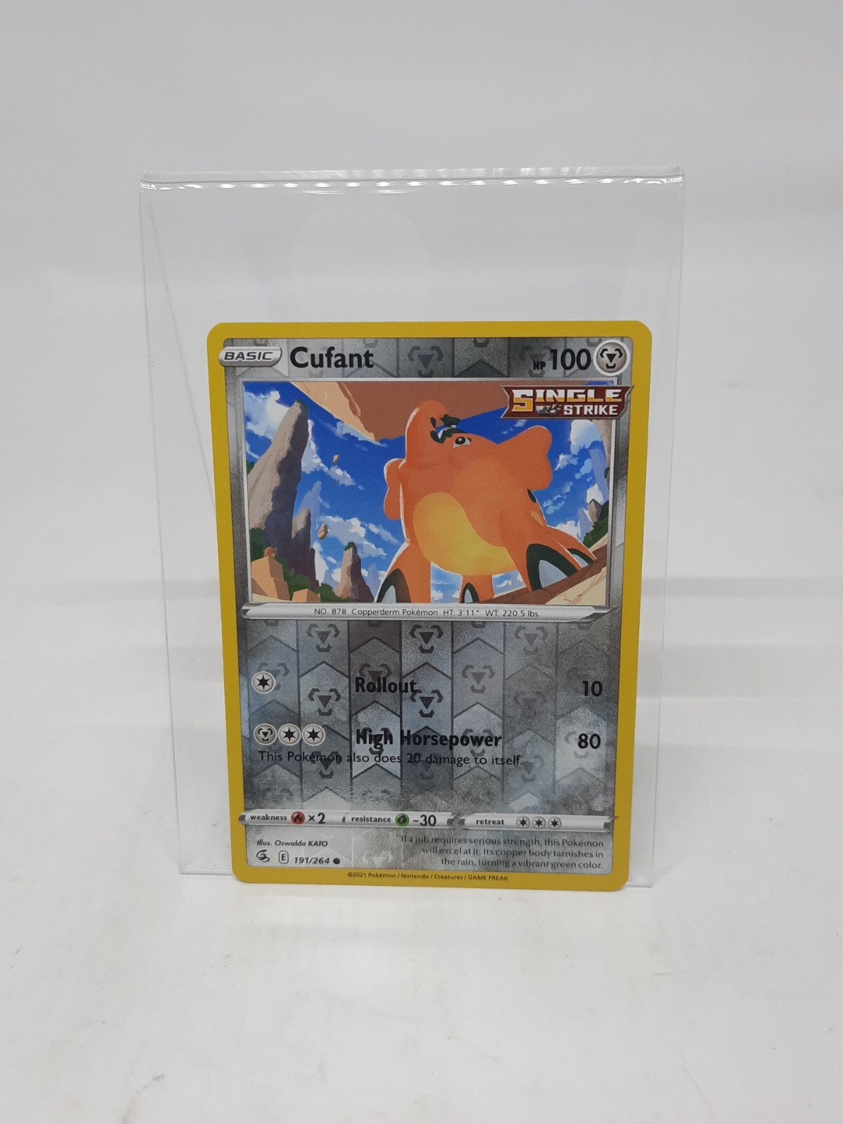 Pokemon Card - SWSH - Fusion Strike Cufant 191/264 Reverse Holo - NM | eBay