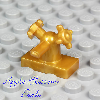 NEW Lego Belville GOLD FAUCET -Tap 4 City Minifig Kitchen/Bathroom Sink ...