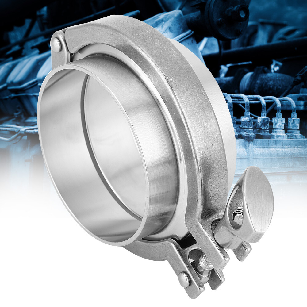 3 Inch Pipe Clamp OD Sanitary Stainless Steel Clamp Cover 76mm OD ...