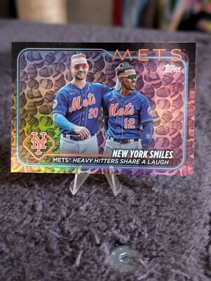 2024 Topps Series 1 Easter Eggs #38 Pete Alonso, Francisco Lindor New ...