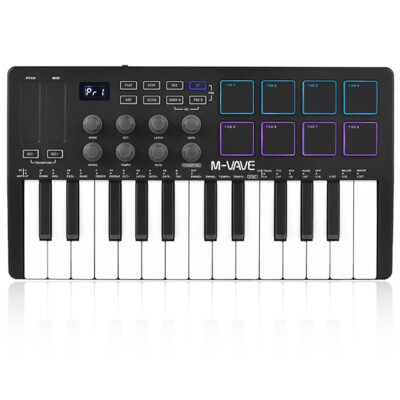 Midi Keyboard Controller 25 Key Midi Keyboard Controller Midi Keyboard ...