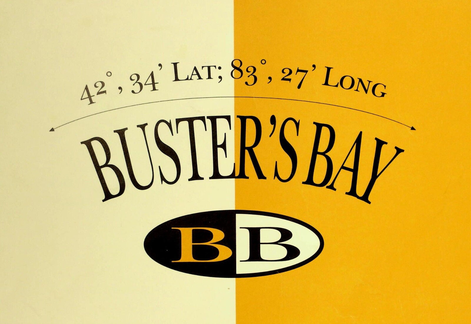 Vintage Full Size Dinner Menu BUSTER'S BAY RESTAURANT Orchard Lake ...