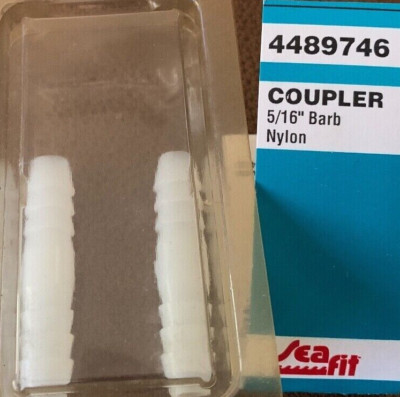 SeaFit 4489746 Coupler 5/16" Barb Nylon (Qty of 2) | eBay