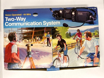 Realistic Voice Operated 2-way Communication System Boxed 9 1/2 x 15 x ...