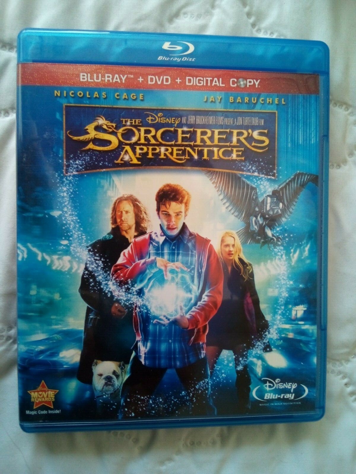 Disney The Sorcerer's Apprentice Blu ray DVD Combined Shipping | eBay