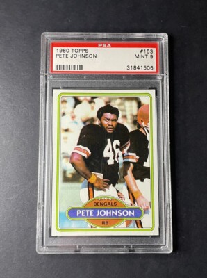1980 Topps Pete Johnson PSA 9 Cincinnati Bengals | eBay