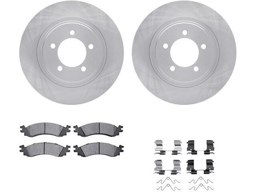 For 2006-2010 Ford Explorer Brake Pad and Rotor Kit Dynamic Friction ...