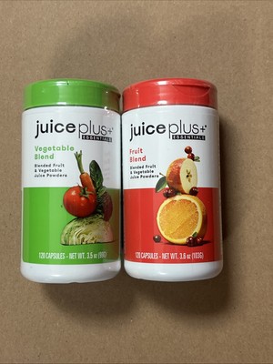 Juice Plus+ - USA - Blended Fruit & Veg Juice Powders(120 ea/240 Caps ...