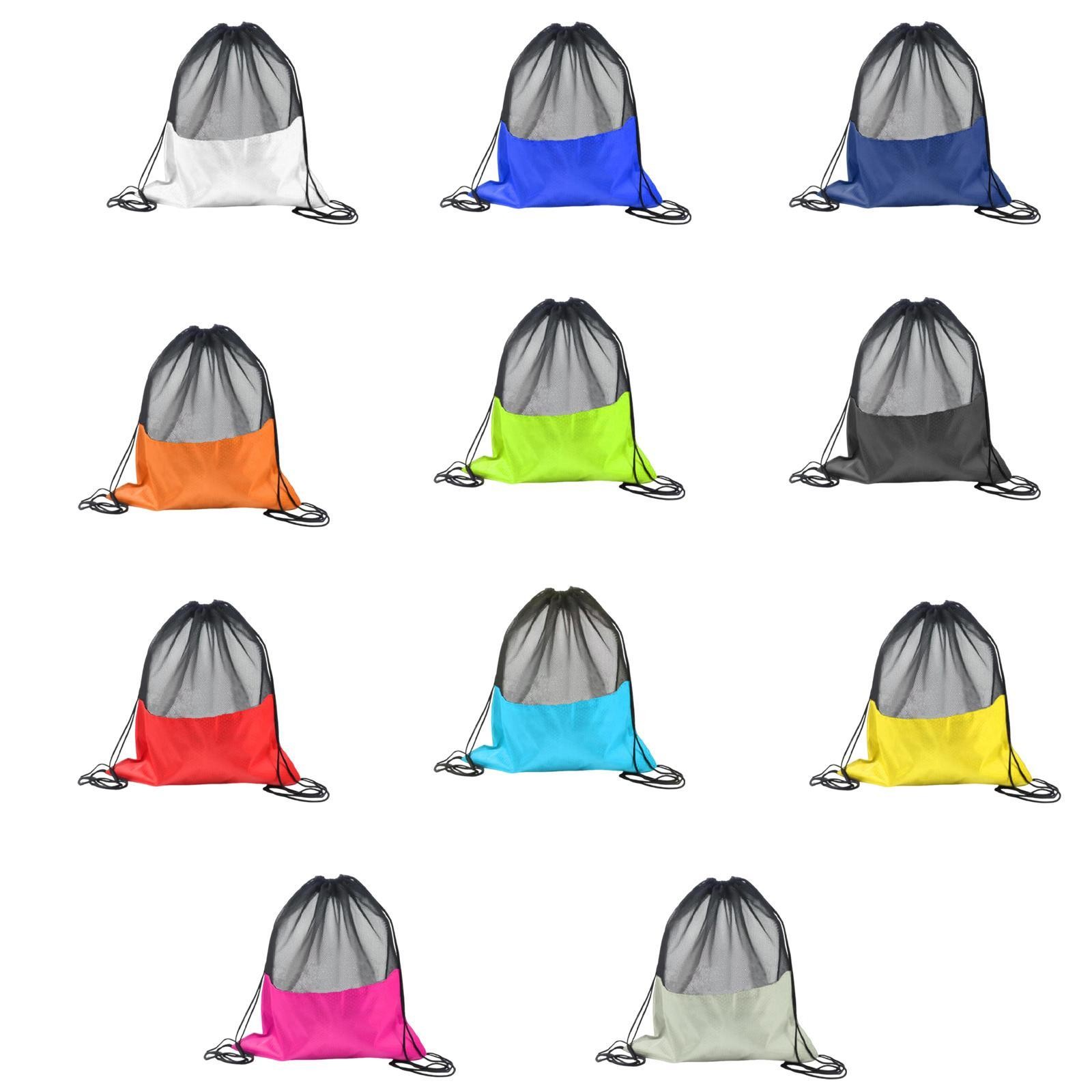 Basketball Shoulder Bag Drawstring Bag Mesh Fabric Day Pack ...