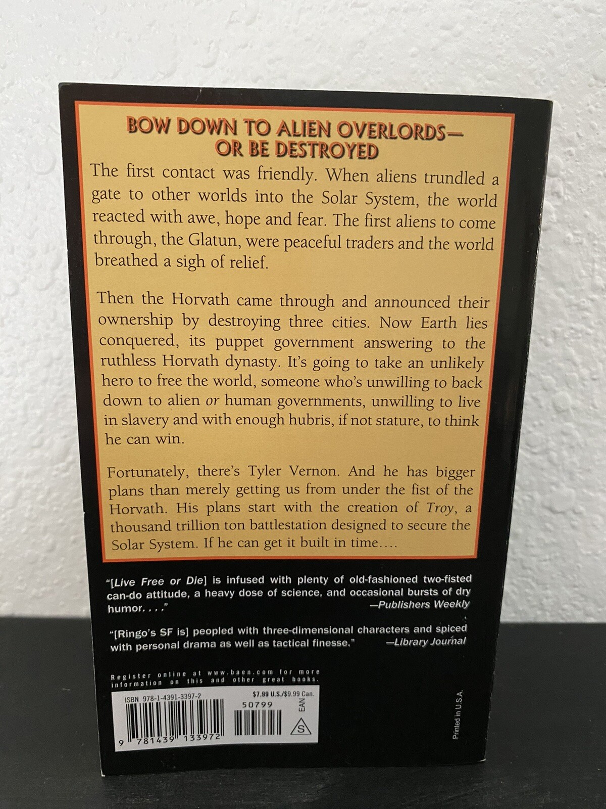 Live Free or Die : Troy Rising I by John Ringo (2010, Mass Market) for ...