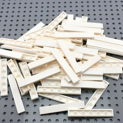 TCM BRICKS White 1X6 Tile Finishing X25 Compatible Bulk Parts | eBay