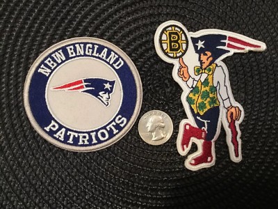 (2) BOSTON Pride-Patriots -Bruins Red Sox-Celtics embroidered iron on ...