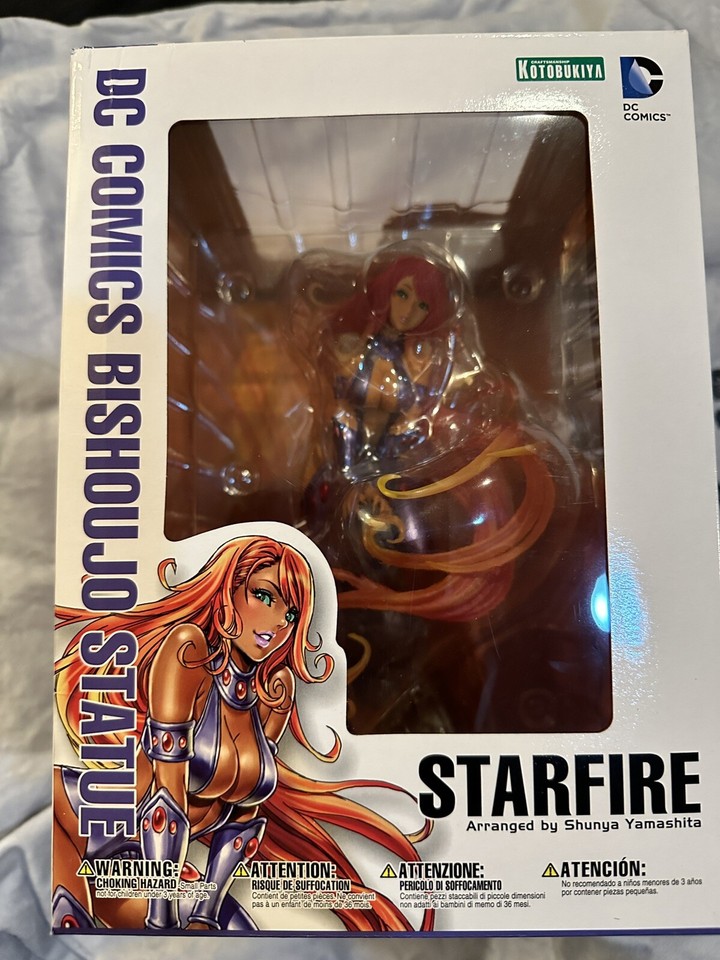 [USA] Brand New Sealed Starfire DC Comics Bishoujo Statue Kotobukiya ...