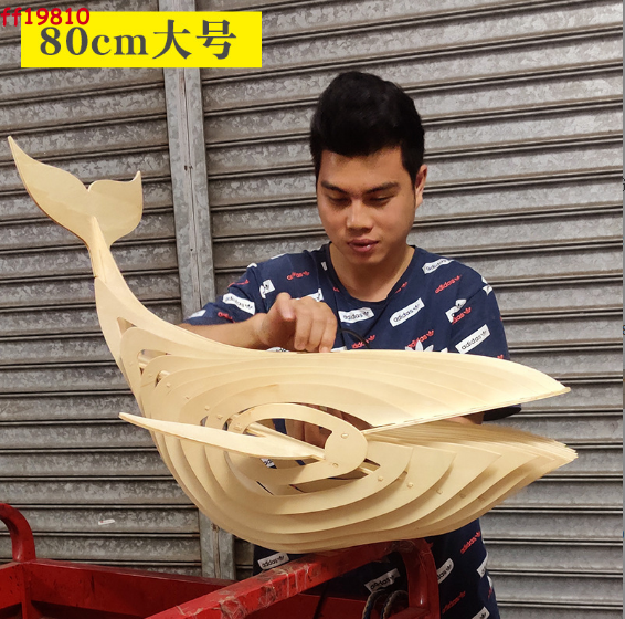 Wooden Fish Ceiling Fixtures Dinging Room Restaurant Pendant Light ...
